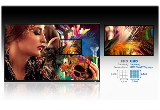 Samsung, moniteur QM85D - Aucop